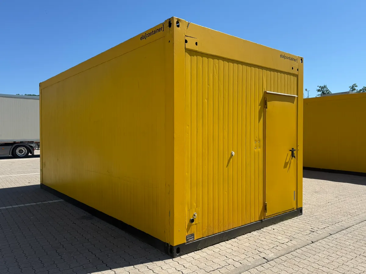 20 Fuß Bürocontainer gebraucht | 18 m² mit Kleinstküche
