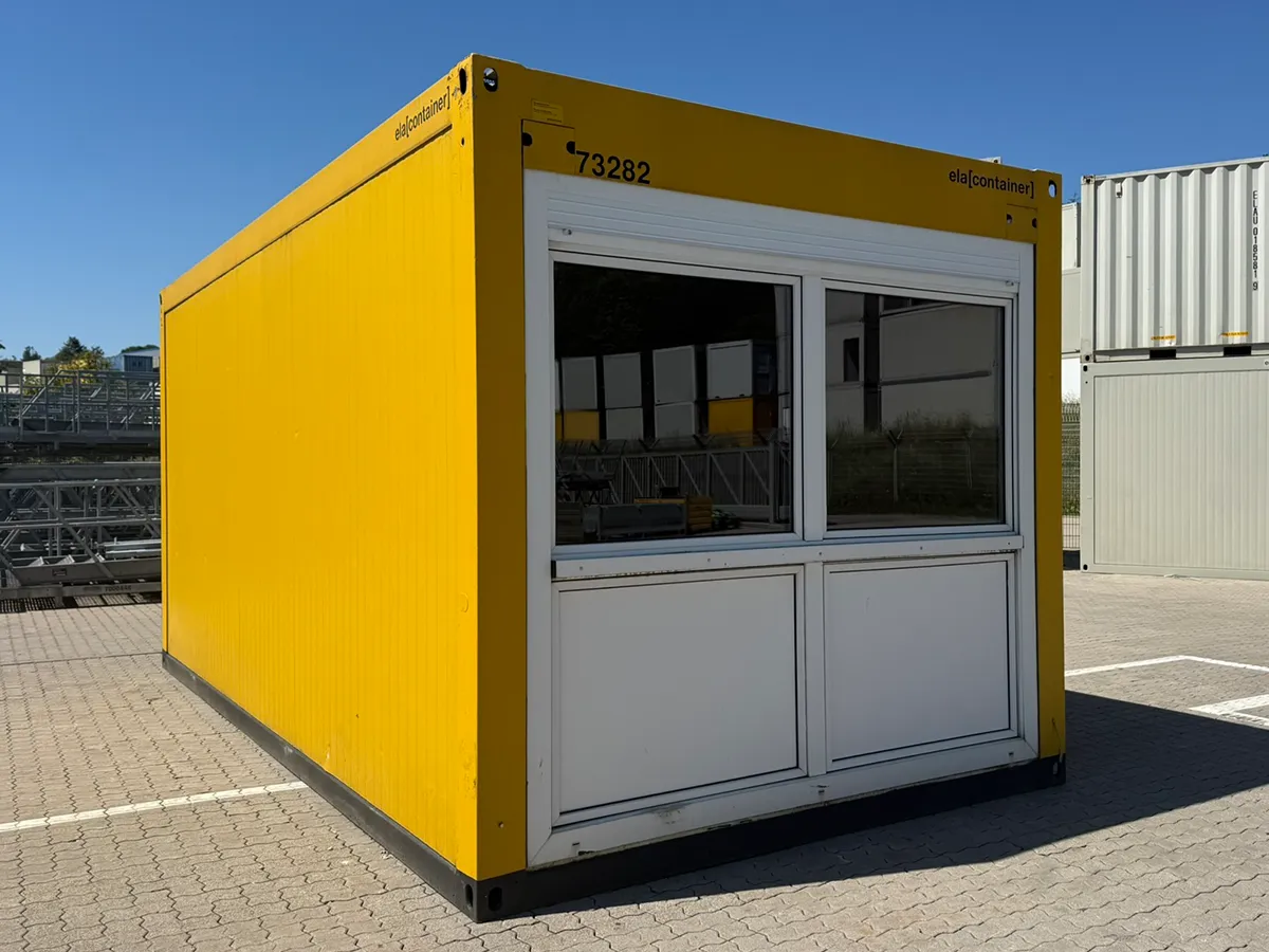20 Fuß Bürocontainer gebraucht | 18 m² mit Kleinstküche